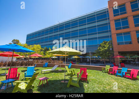 Google headquarters relaxing area Stock Photo - Alamy