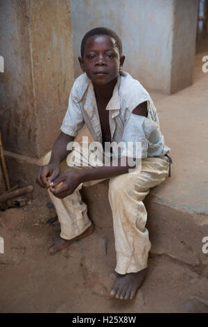 Ribaue market, Ribaue, Nampula Province, Mozambique, August 2015: Stall ...