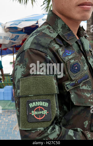 Young sniper specialist of the Thai army. Thailand S. E. Asia Stock ...