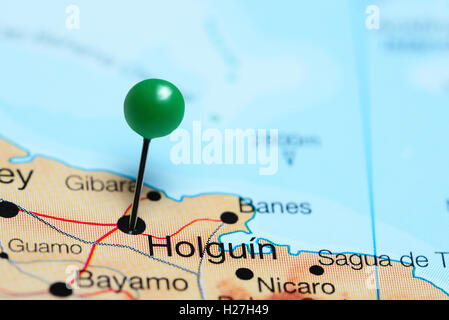 Map of Holguin City, Cuba Stock Photo - Alamy