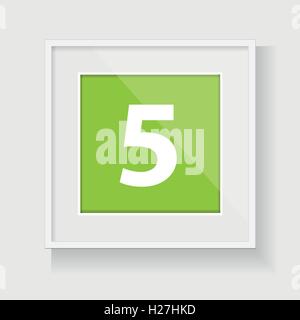 Square frame with number zero Stock Vector Image & Art - Alamy