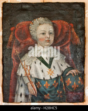 Young Louis XIV, King of France, 17th century, from a painting in the ...