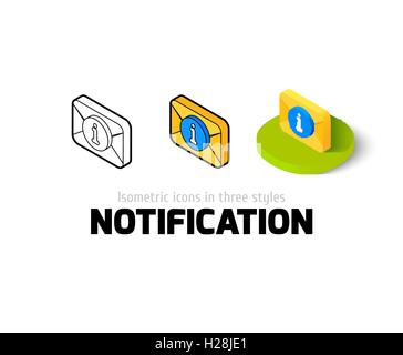 email envelope with notification Stock Vector Image & Art - Alamy