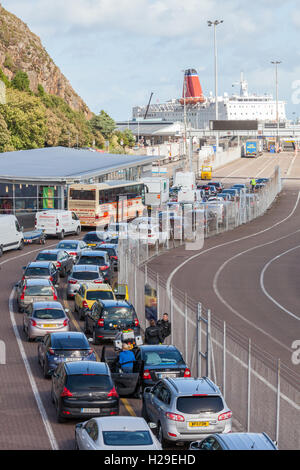 Fishguard Port Customs and Check In Stock Photo - Alamy