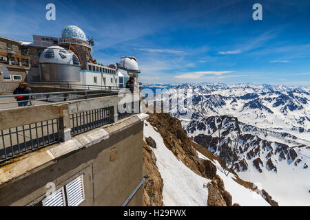 The Pic du Midi Observatory in the Pyrenees, France Stock Photo ...