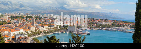 Panoramic view to Split, Croatia Stock Photo - Alamy