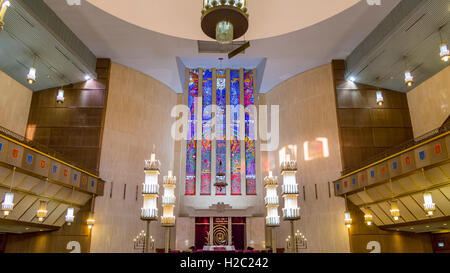 Interior of the Great Synagogue in West Jerusalem, Israel, Middle East ...