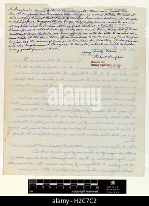 A letter exchange between Robert Douglas and George Engelmann, dated ...