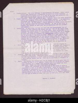 This field notebook by F. R. Fosberg documents observations and notes ...