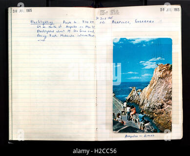 These field notes from Mexico document flora and fauna observations ...