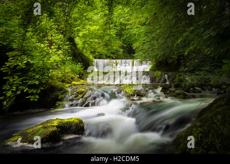 This is the lower Stock Ghyll falls in Ambleside Stock Photo - Alamy