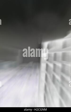 Negative apartment building motion blur. Vertical 3:2 Stock Photo - Alamy
