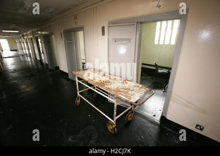 Inside H-Block 4 of the former Maze Prison in Northern Ireland, U.K ...