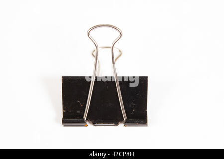 old paper clip isolated on white background Stock Photo - Alamy