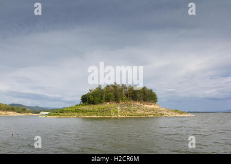 Landscape of river and forest at srinakarin dam thailand Stock Photo ...