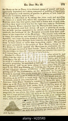 A military reconnaissance report detailing the journey from Fort ...