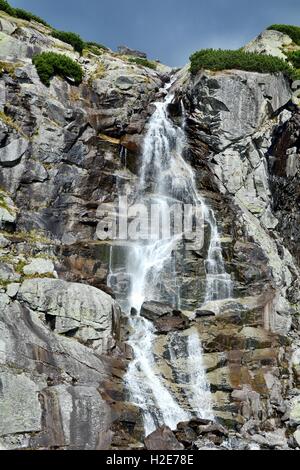 Waterfall in High Tatras mountains Stock Photo - Alamy