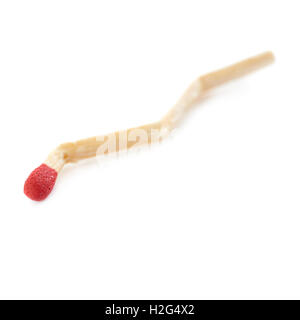 Broken Wooden match isolated over the white background Stock Photo - Alamy