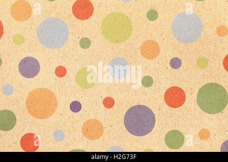 Vintage green polka dot pattern on old wallpaper Stock Photo - Alamy