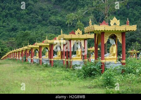Lumbini Garden in Hpa-An - Burma Stock Photo - Alamy