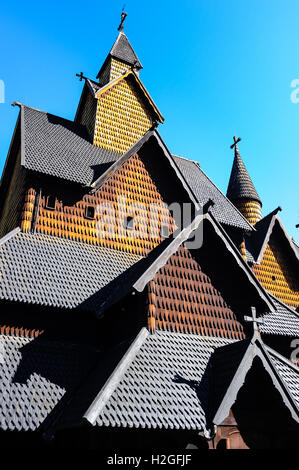 Norwat, Notodden. Heddal stave church is Norway's largest stave church ...