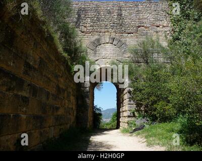 Archeological area of Elea-Velia in Acea, Campania, Italy, pictured 20 ...