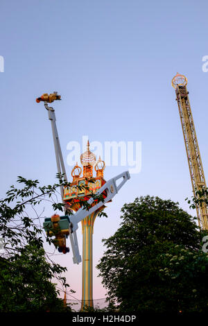 Vertigo Ride, Tivoli Gardens, Copenhagen, Zealand, Denmark, Europe ...