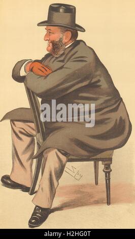 VANITY FAIR SPY CARTOON Seymour John Fortescue 'An Equerry in Waiting ...
