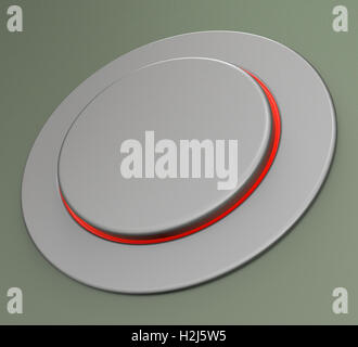 Blank Push Button Or Switch Shows Copyspace Stock Photo - Alamy