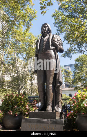 José Bonifácio de Andrada e Silva Statue, Bryant Park, NYC Stock Photo ...