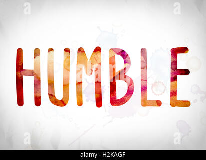 The word "Humble" written in white 3D letters on a colorful background ...