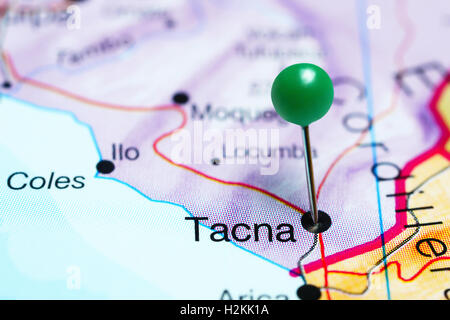Map of Tacna Stock Photo - Alamy
