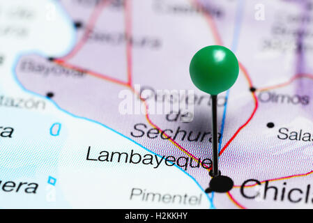 Map of Lambayeque Stock Photo - Alamy