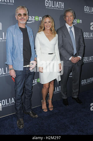 Billy Bob Thornton, Maria Bello, David E. Kelley at the "Goliath ...