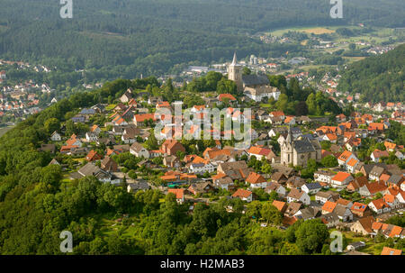 Aerial picture, marketplace and Saint Magnus-Kirche Propsteikirche ...