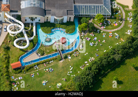 Centerparc Medebach, aerial view of Medebach, Hochsauerland Stock Photo ...