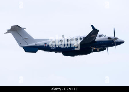 Royal Navy Hawker Beechcraft King Air 350CER ZZ501 Stock Photo - Alamy