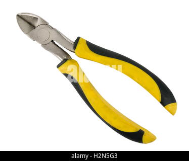 big plier isolated over white Stock Photo - Alamy