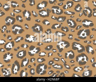 Animal skin leopard seamless pattern design. Jaguar, leopard, cheetah ...