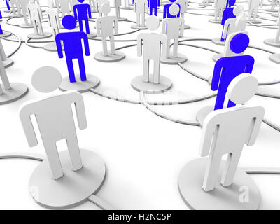 Network Of People Indicating Global Communications And Computer Stock ...