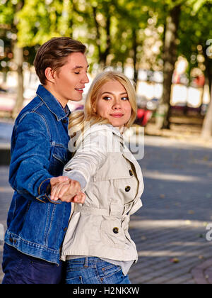 Passionate couple dancing outdoors Stock Photo - Alamy