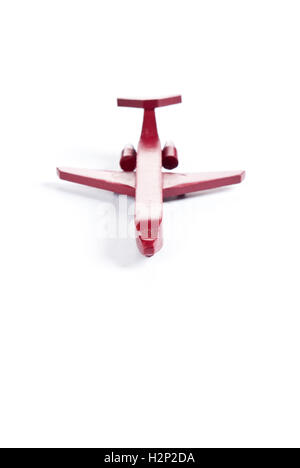 toy airplane in red color Stock Photo - Alamy