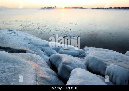 Freezing Baltic Sea Stock Photo - Alamy