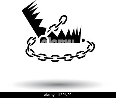 bear trap vector icon isolated on transparent background, bear trap ...