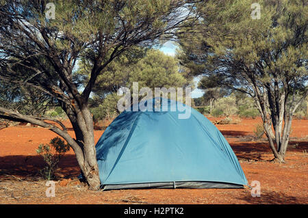 wilderness camping in the Australian bush Stock Photo - Alamy