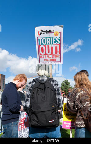 Birmingham, England. 2nd October, 2016. Theresa May, Prime Minister and ...
