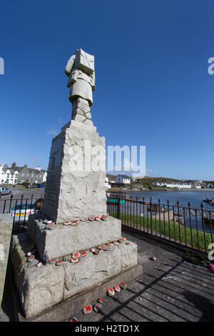 war memorial port ellen islay scotland Stock Photo - Alamy