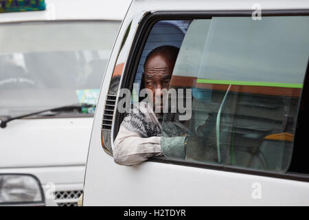 Barbados Oistins ZRs minibus taxi Bridgetown privately owned mini-vans ...