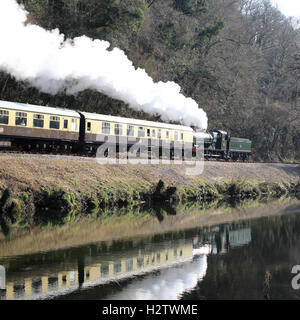 Exmoor Steam Railway, Exmoor National Park, Devon, England, United ...