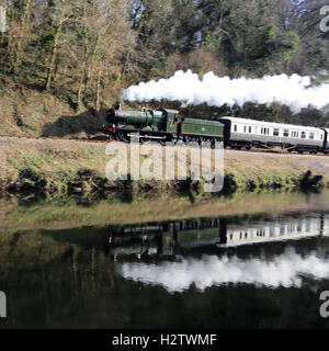 Exmoor Steam Railway, Exmoor National Park, Devon, England, United ...